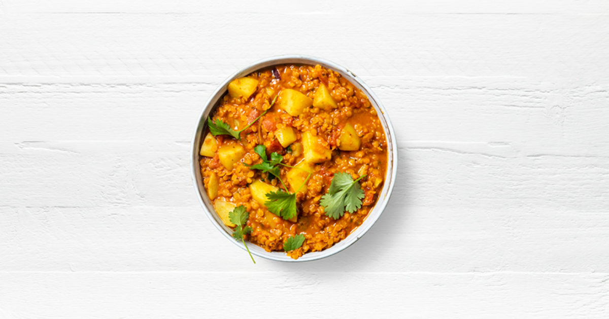 Prepare to be surprised | Indian Potato and red lentil dhal