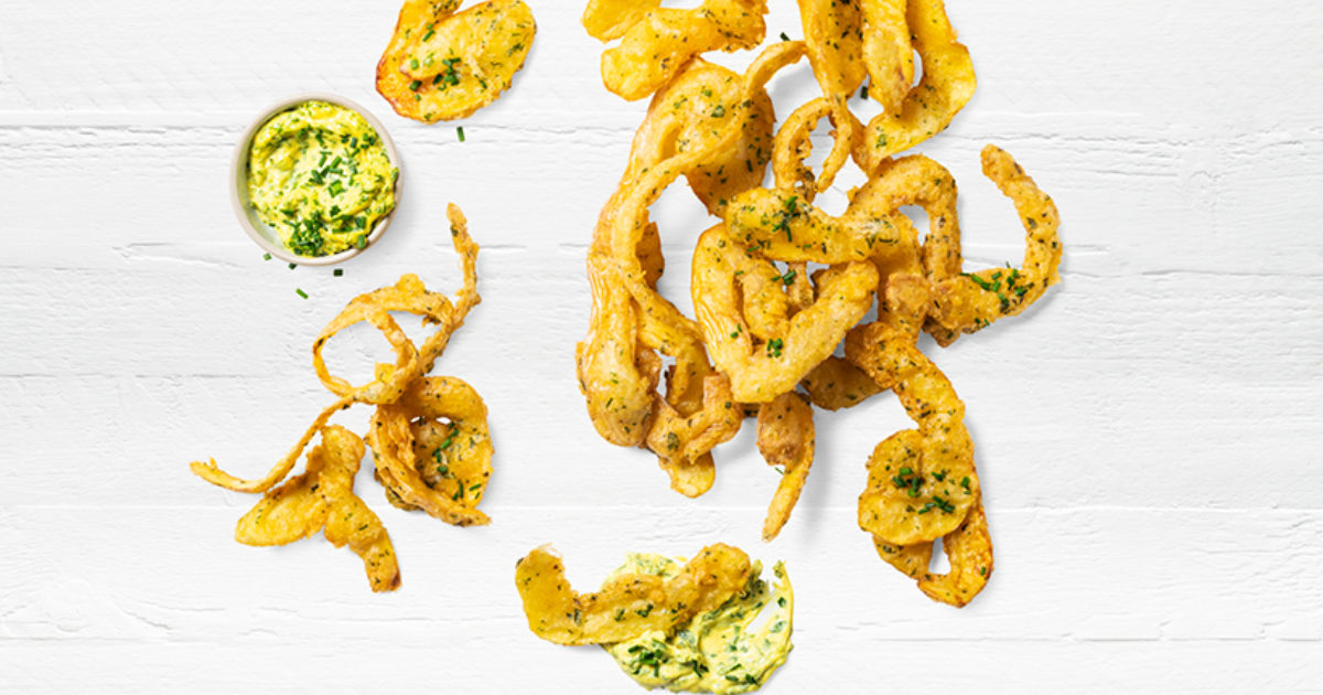 Prepare to be surprised | Battered potato skin